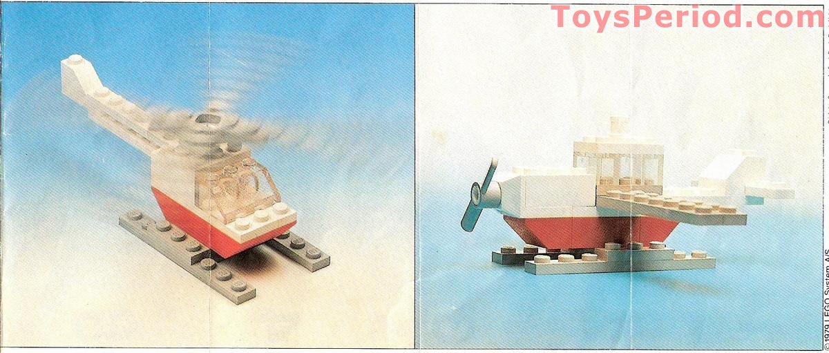 LEGO 6626-1 Rescue Helicopter Instructions and Parts List