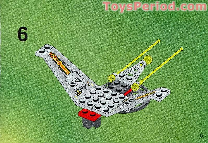 LEGO 6836 V-Wing Fighter Instructions and Parts List