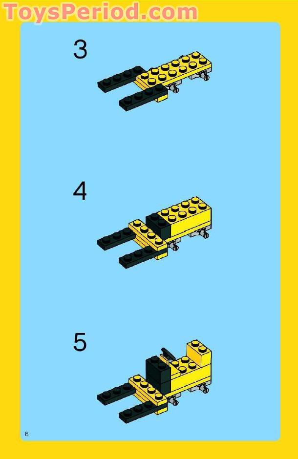 LEGO 6186 Build Your Own LEGO Harbor Instructions and Parts List