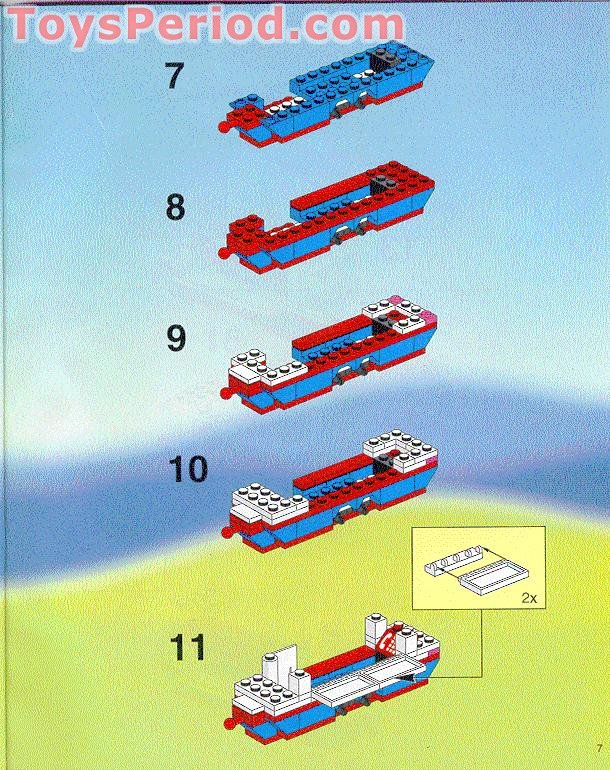LEGO 6345 Aerial Acrobats Instructions and Parts List