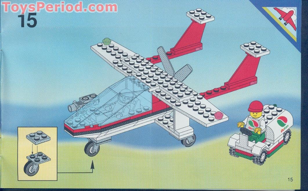 LEGO 6341 Gas 'n' Go Flyer Instructions and Parts List