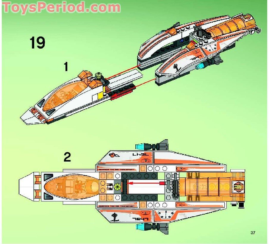 LEGO 7647 MX-41 Switch Fighter Instructions and Parts List