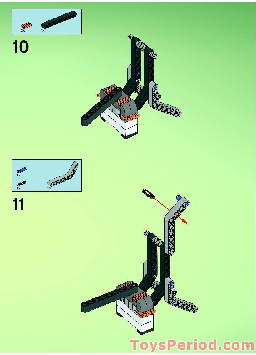 LEGO 7690 MB-01 Eagle Command Base Instructions and Parts List