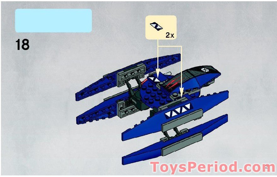 LEGO 7751 Ahsoka's Starfighter and Vulture Droid Instructions and Parts ...