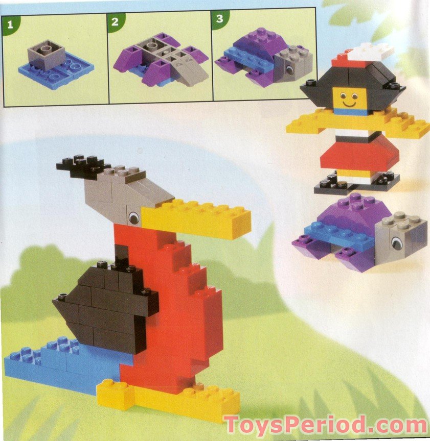 LEGO 7825 Creator Bucket Instructions and Parts List