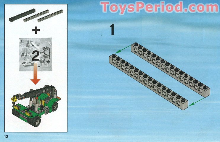 LEGO 7992 Container Stacker Instructions and Parts List