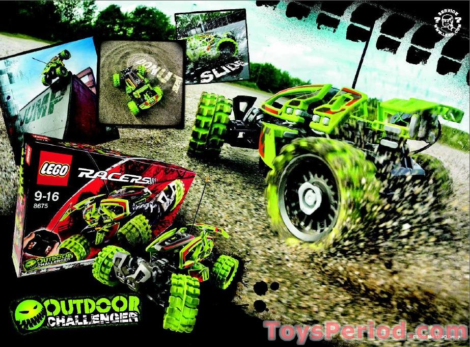 LEGO 8676 Sunset Cruiser Instructions and Parts List