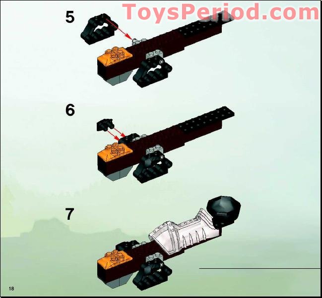 LEGO 8701 King Jayko Instructions and Parts List