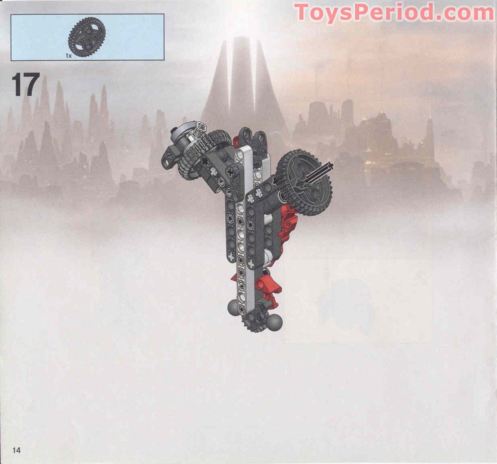 LEGO 8756 Sidorak Instructions and Parts List