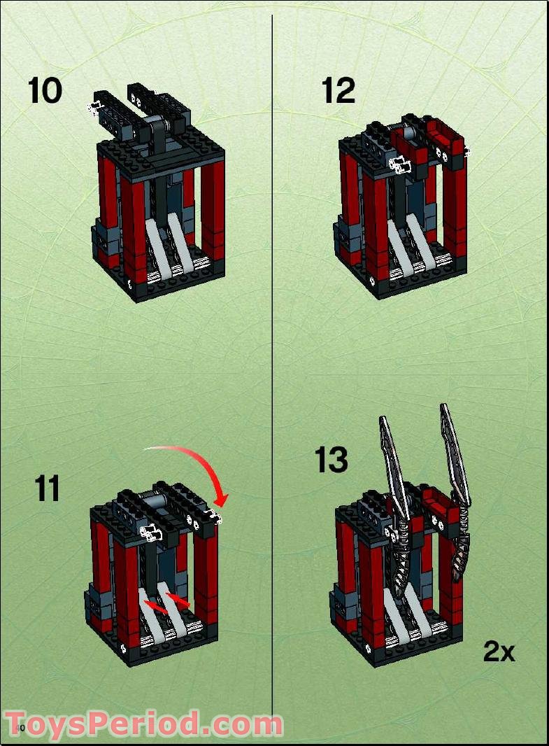 LEGO 8759 Battle of Metru Nui Instructions and Parts List