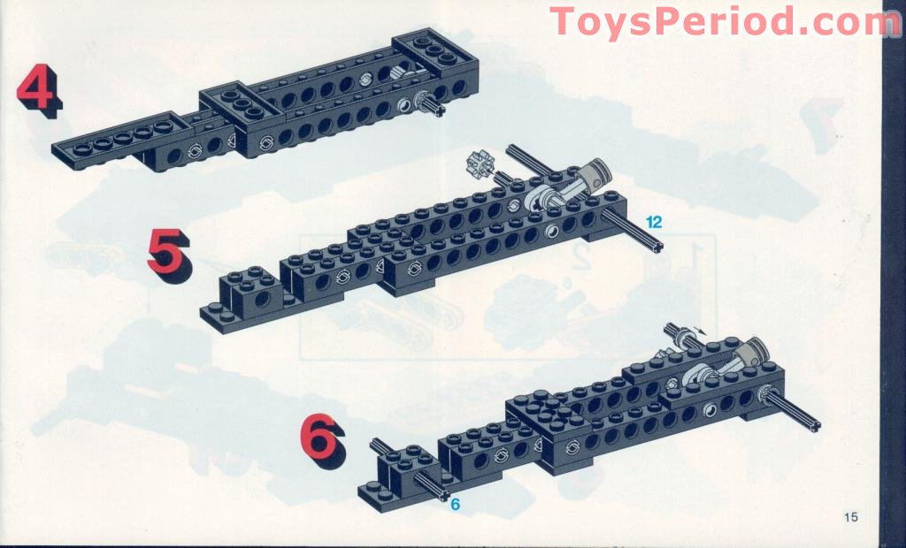 LEGO 8818 Baja Blaster Instructions and Parts List