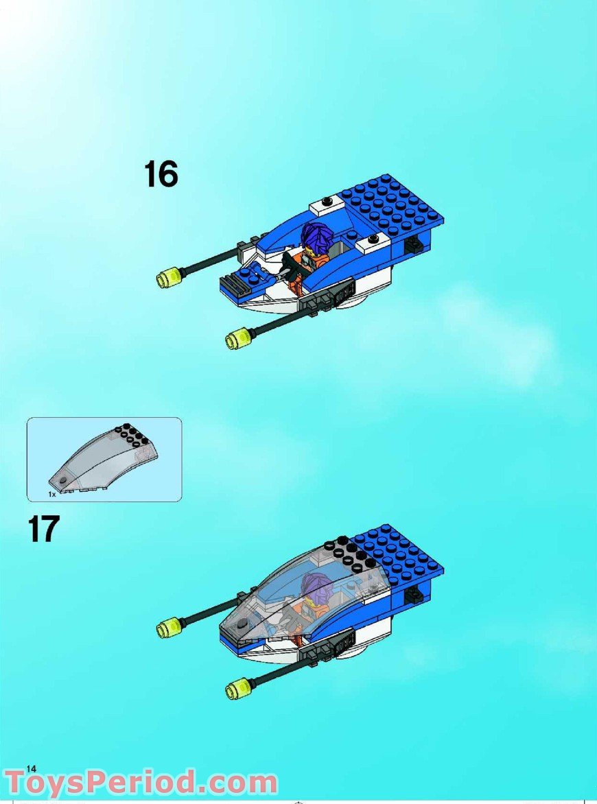 LEGO 8118 Hybrid Rescue Tank Instructions and Parts List