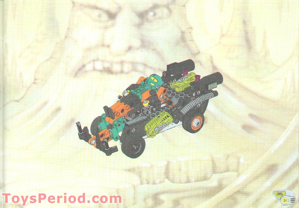 LEGO 8307 Turbo Racer Instructions and Parts List