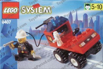 LEGO 6407 Fire Chief Instructions and Parts List