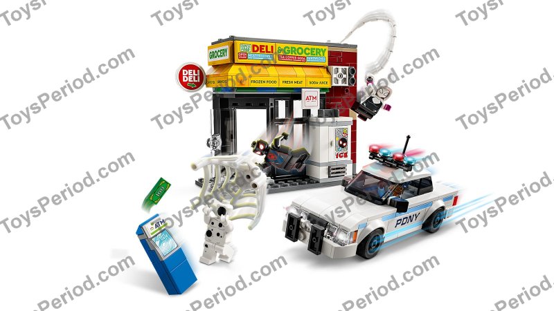 LEGO 76311 Miles Morales vs. the Spot Set Parts List