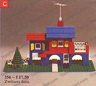 LEGO 356-1 Swiss Villa Instructions and Parts List