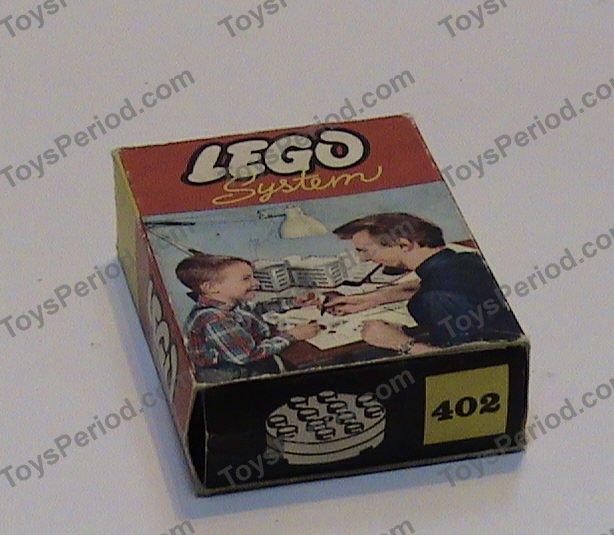 LEGO 402-2 White Turntables Instructions and Parts List