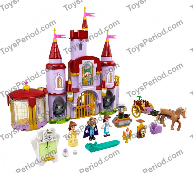 LEGO 43196 Belle and the Beast's Castle Set Parts List