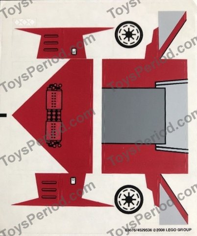 LEGO Sets with Part 7675stk01 Sticker Sheet for Set 7675 - (63676/4529536)