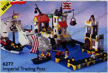 LEGO 6277 Imperial Trading Post Instructions and Parts List