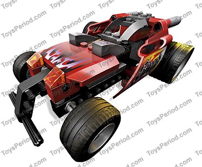 LEGO 8136 Fire Crusher Instructions and Parts List
