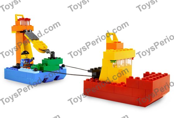 LEGO 6186 Build Your Own LEGO Harbor Instructions and Parts List