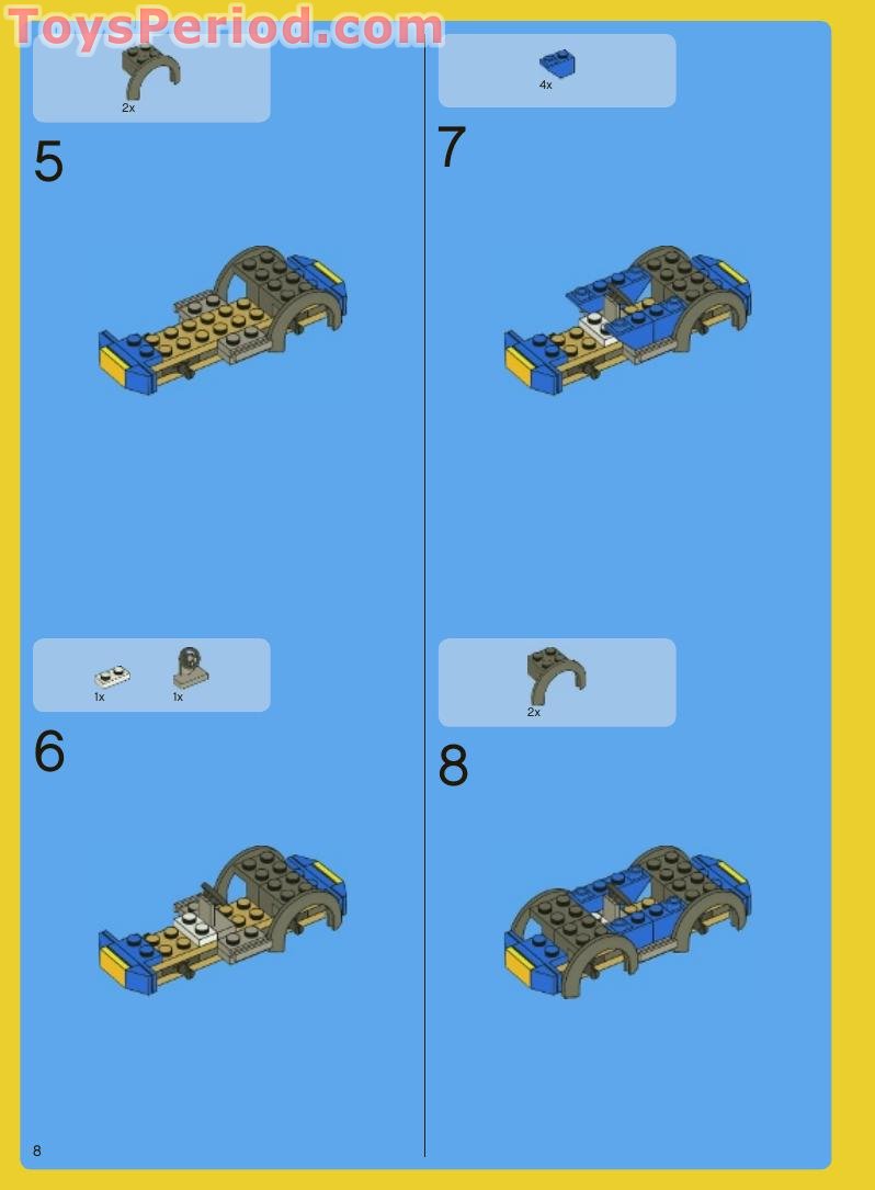 LEGO 5771 Hillside House Instructions and Parts List