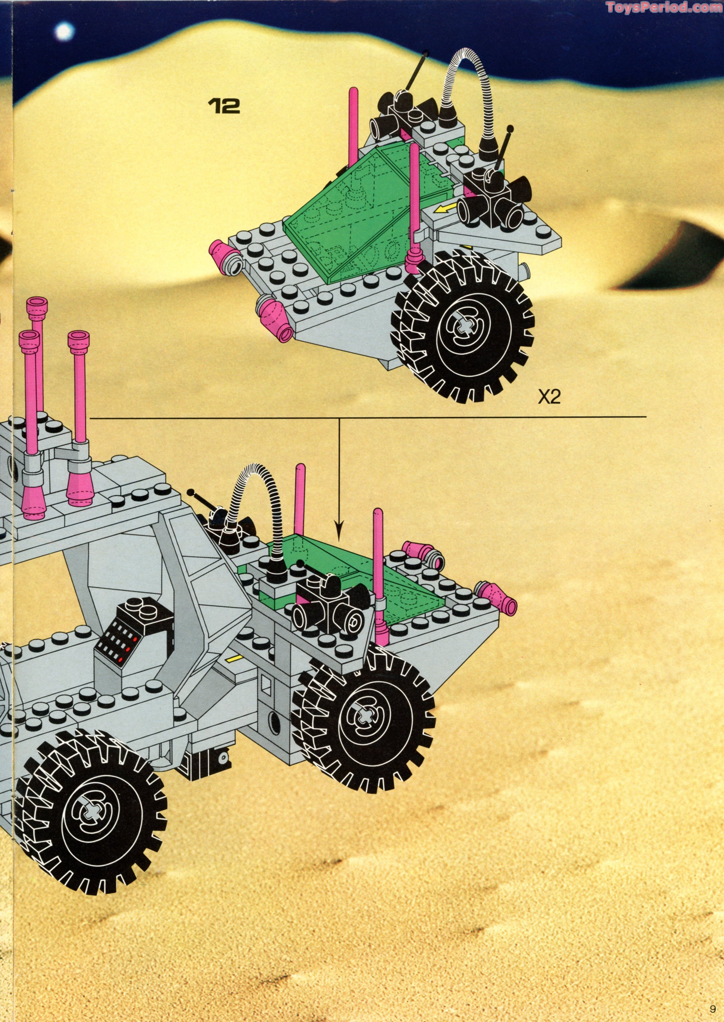 LEGO 6952 Solar Power Transporter Instructions and Parts List