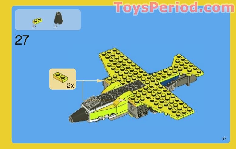 LEGO 6912 Super Soarer Instructions and Parts List