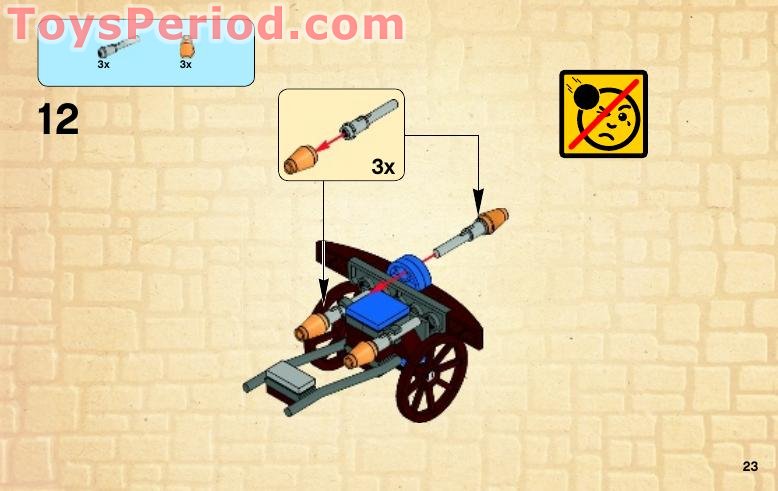 LEGO 70401 Gold Getaway Instructions and Parts List