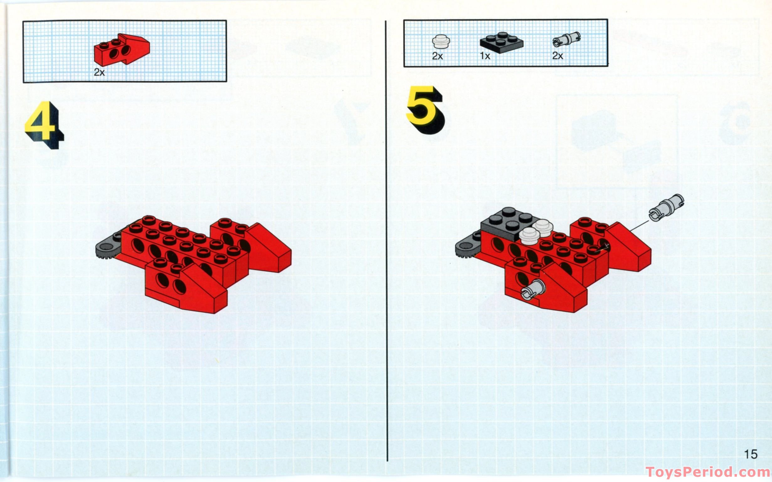 LEGO 8210 Nitro GTX Bike Instructions and Parts List