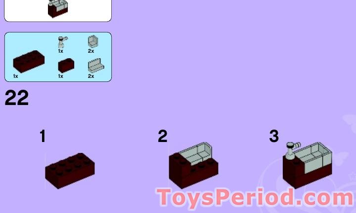 LEGO 3185 Summer Riding Camp Instructions and Parts List