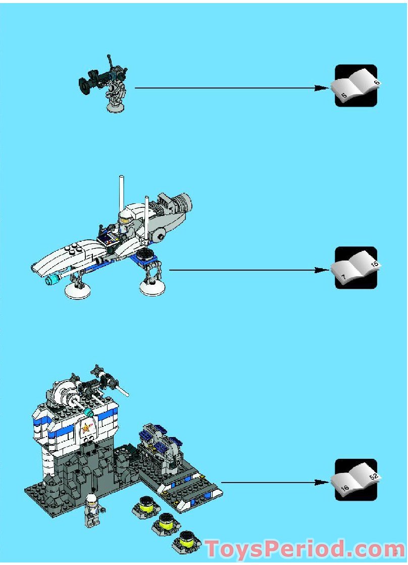 LEGO 10191 Star Justice Instructions and Parts List