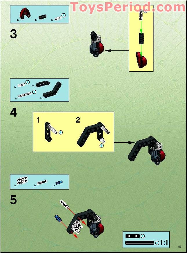 LEGO 10203 Voporak Instructions and Parts List