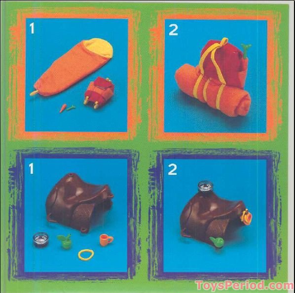 LEGO 3143 Camping Trip Instructions and Parts List