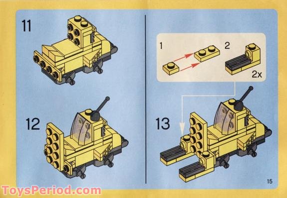 LEGO 4915 Mini Construction Instructions and Parts List