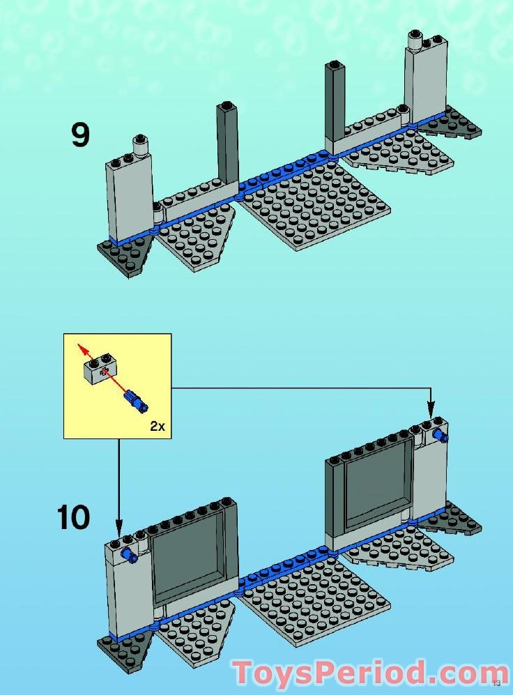 LEGO 4981 Chum Bucket Instructions and Parts List