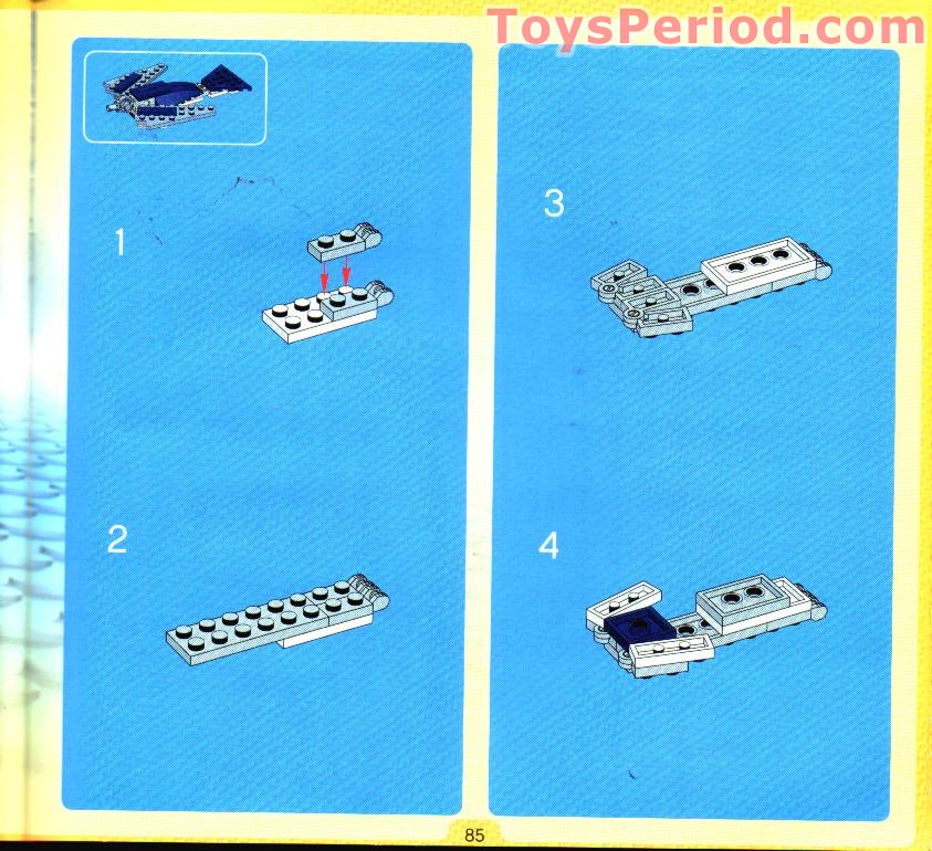 LEGO 4506 Deep Sea Predators Instructions and Parts List