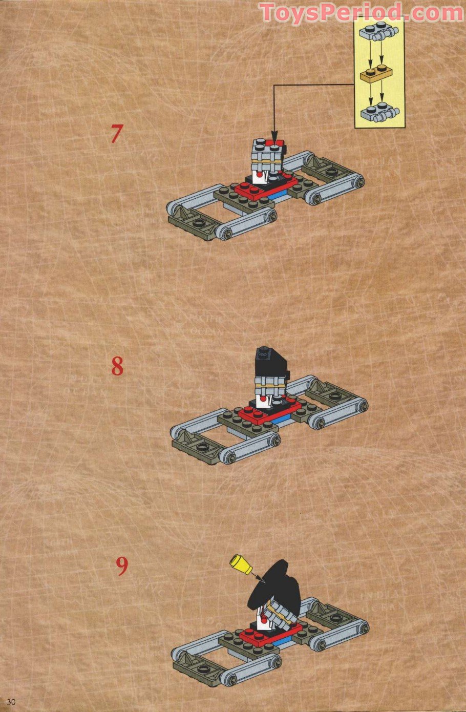 LEGO 5987 Dino Research Compound Instructions and Parts List