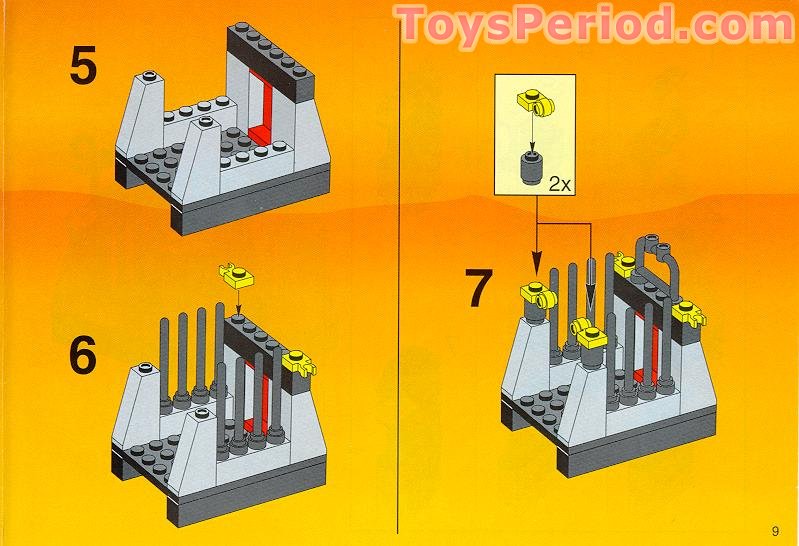 LEGO 6099 Traitor Transport (with Cave) Instructions and Parts List