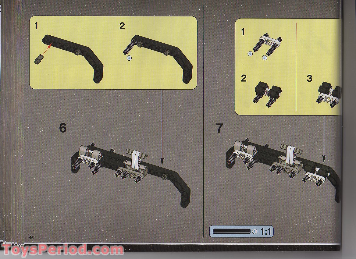 LEGO 6211 Imperial Star Destroyer Instructions and Parts List