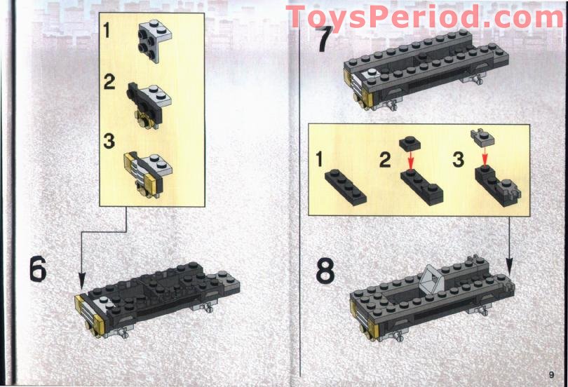 LEGO 7032 Highway Patrol and Undercover Van Instructions and Parts List