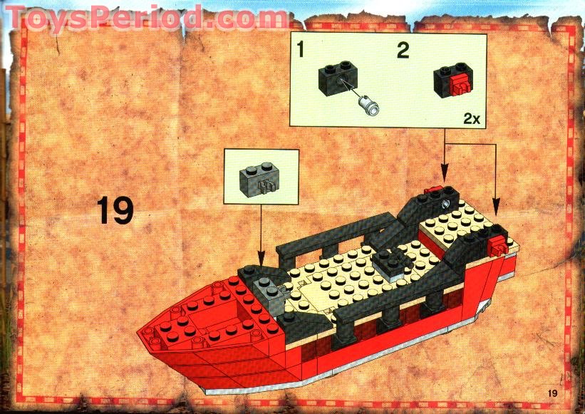 LEGO 7416 Emperor's Ship Instructions and Parts List