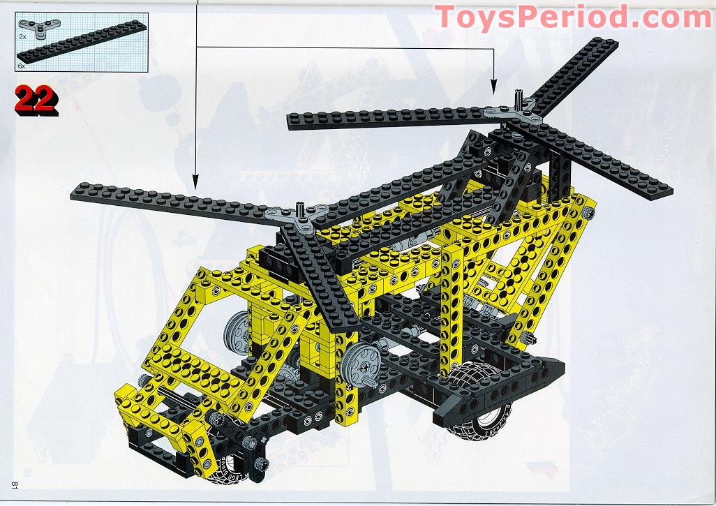 LEGO 8062 Universal Set with Storage Case Instructions and Parts List