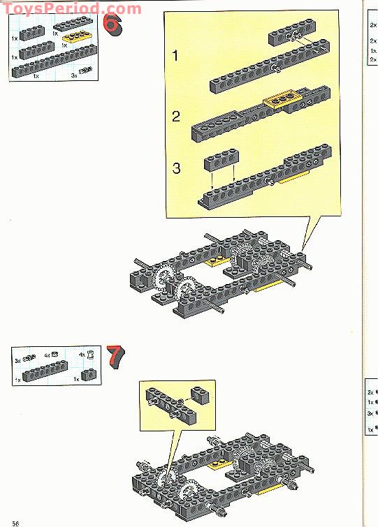 LEGO 8082 Multi Control Set Instructions and Parts List