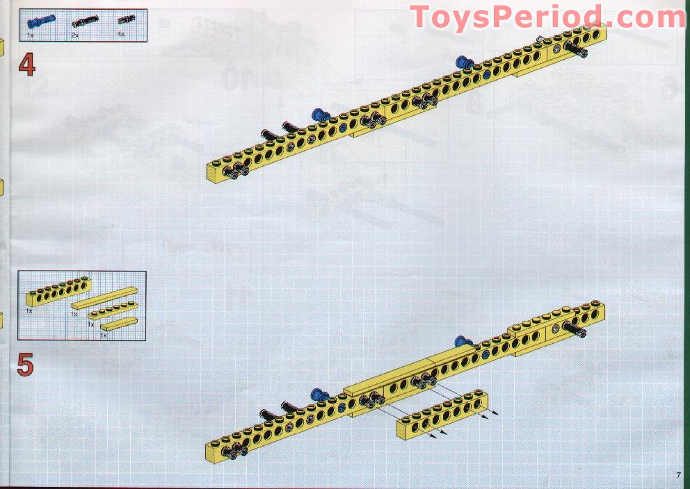 LEGO 8277 Giant Model Set Instructions and Parts List