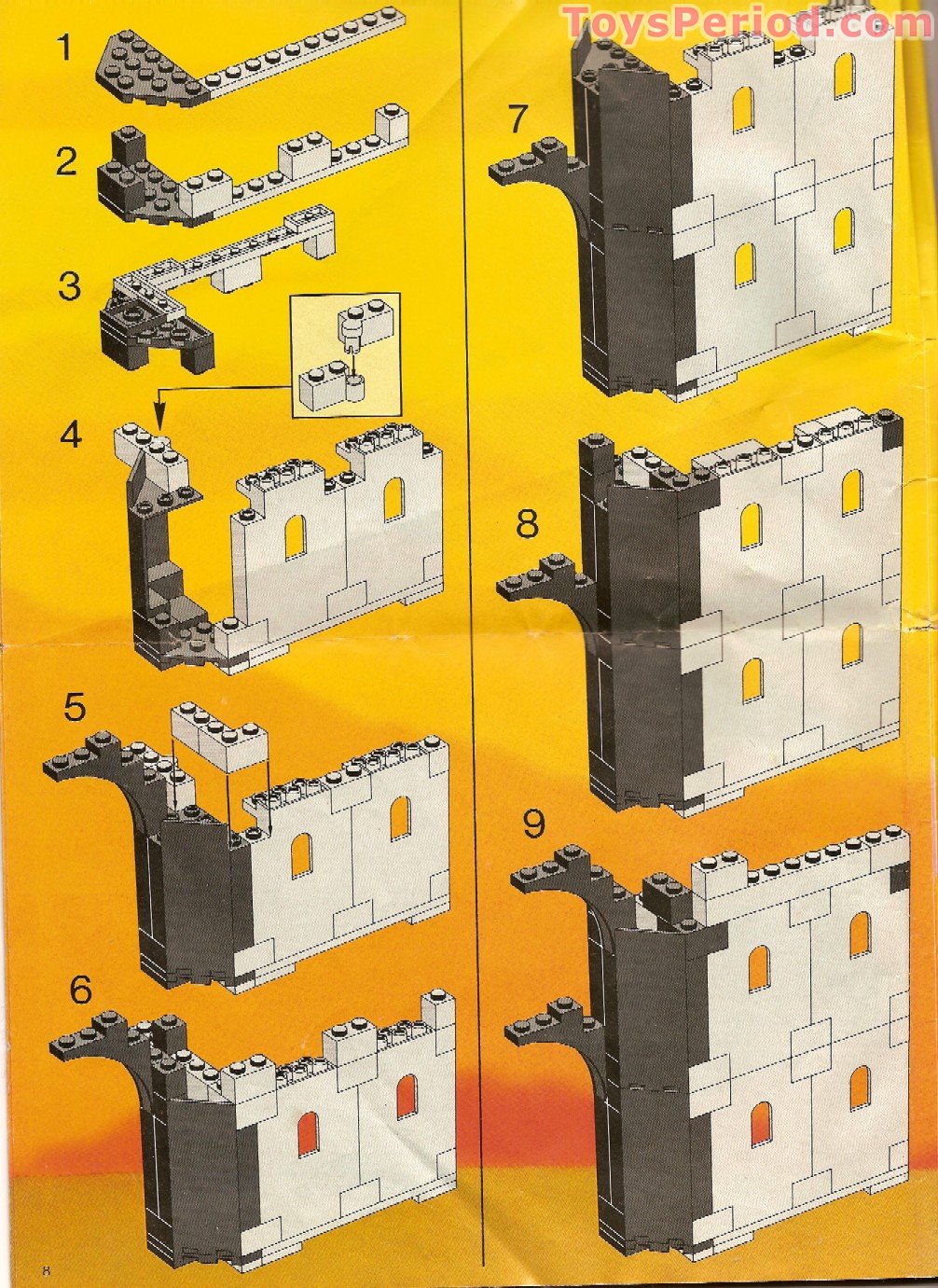 LEGO 6077-2 Forestmen's River Fortress Instructions and Parts List