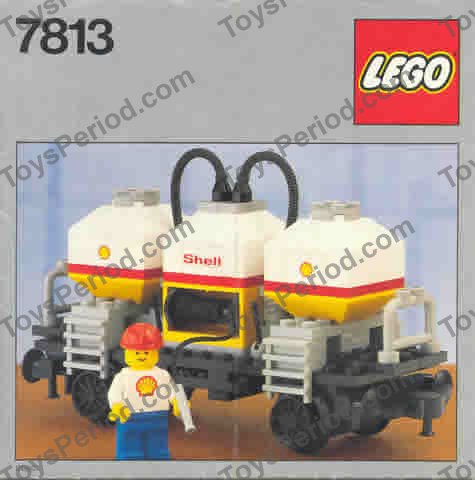 LEGO 7813 Shell Tanker Wagon Instructions and Parts List