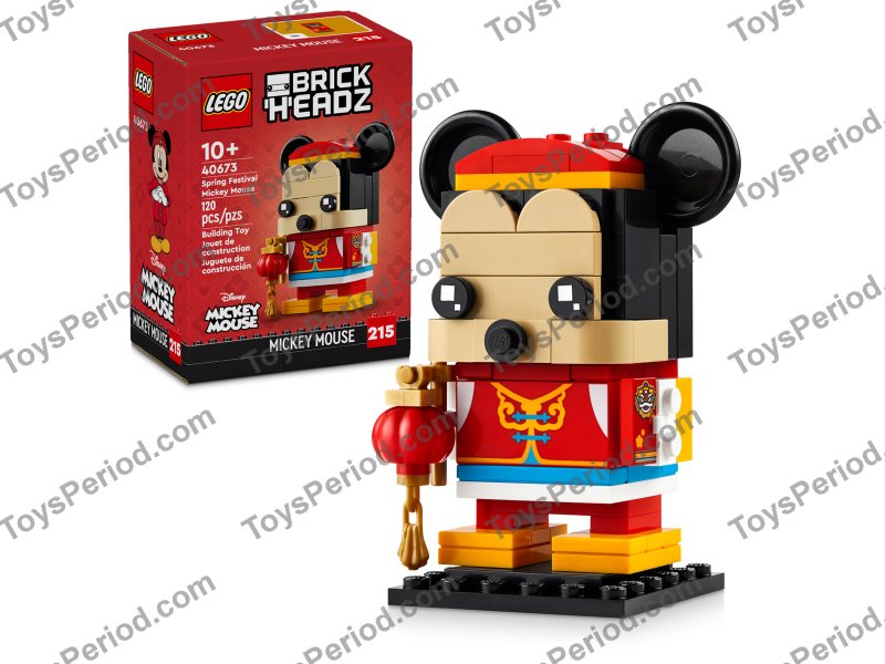LEGO 40673 Spring Festival Mickey Mouse Set Parts List