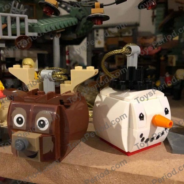 LEGO 854050 Snowman and Reindeer Ornament Set Parts List